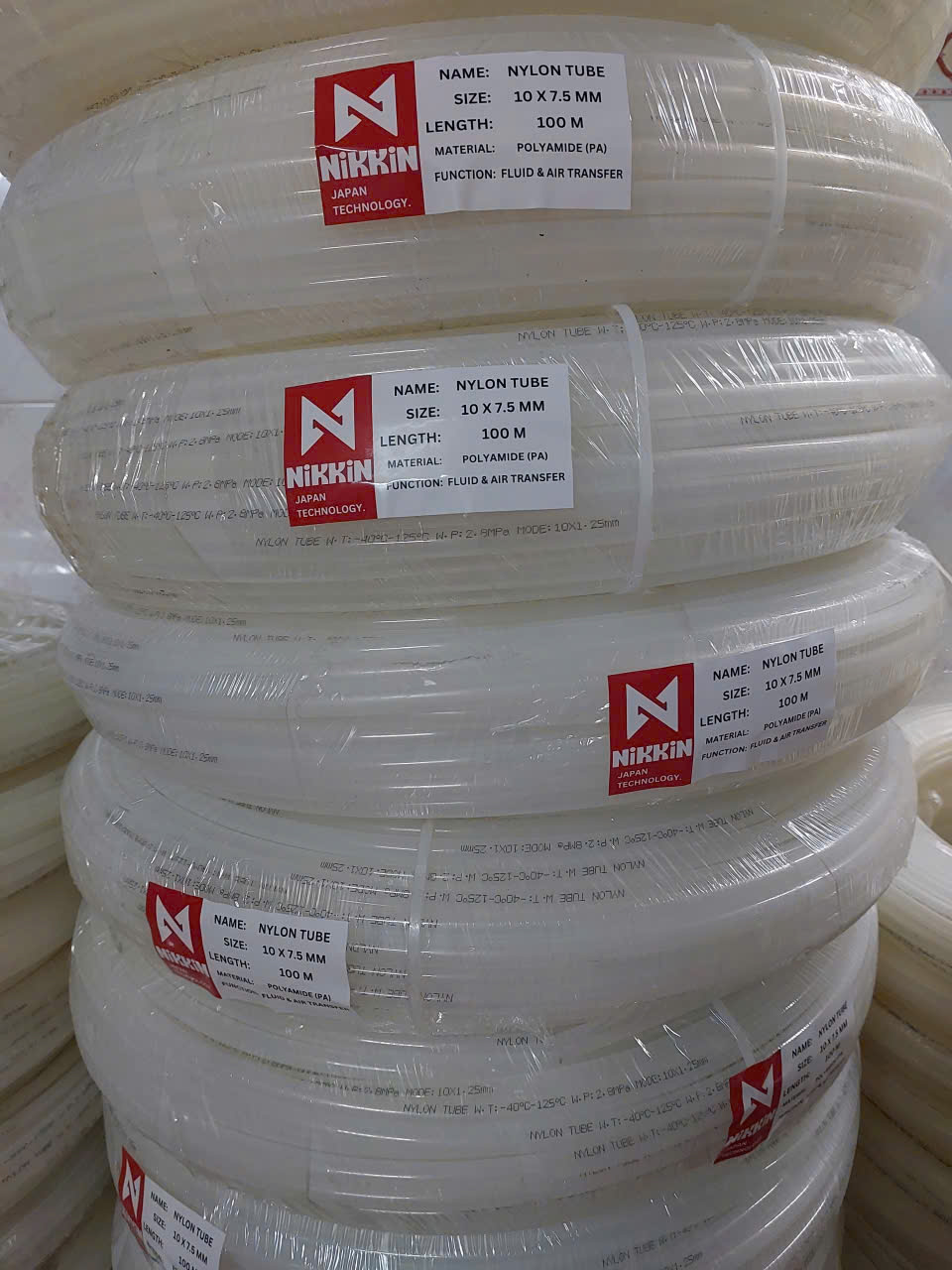 Ống Nhựa Nylon PA Trắng - Nikkin